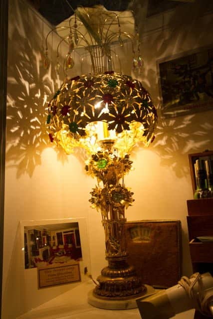 Elvis's Gold and Jeweled Lamp | Gettysburg Museum Of History