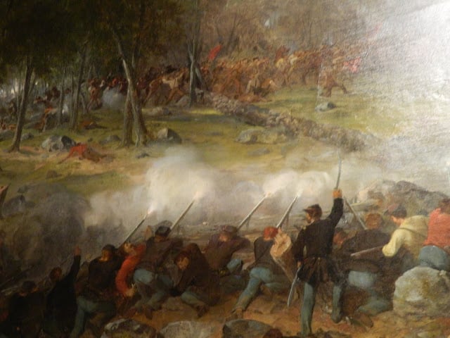 Amazing Triple Struck Culp's Hill War Log Battle Of Gettysburg ...