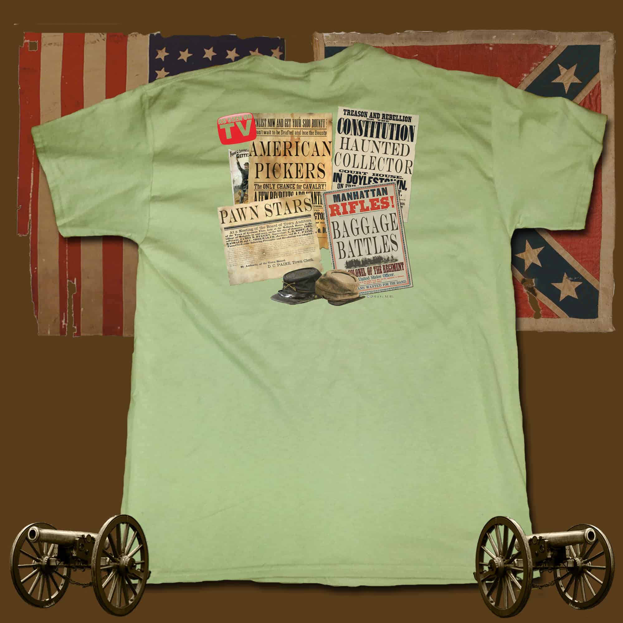 Gettysburg Museum of History T.V. Shows Shirt | Gettysburg Museum Of ...