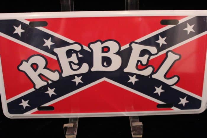 Rebel License Plate For Sale | Gettysburg Museum Of History