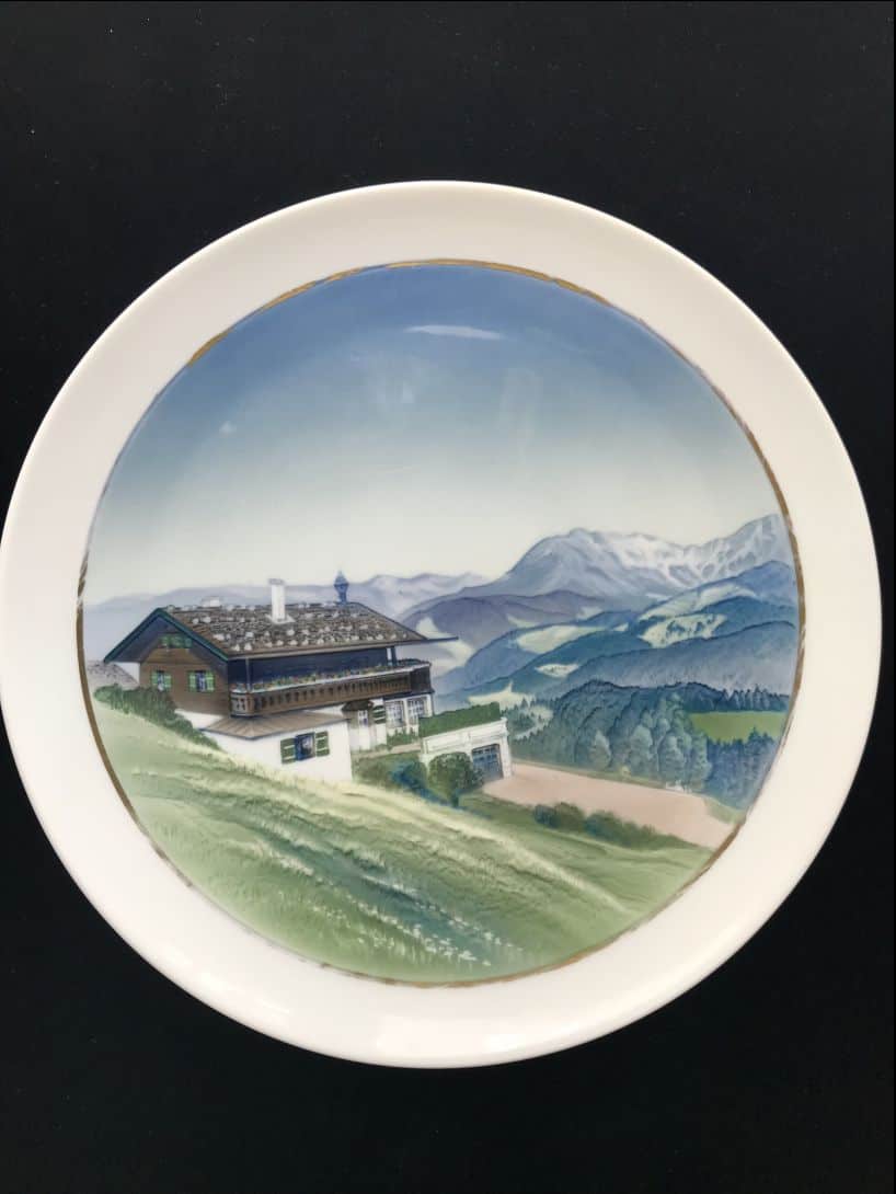 Discover 1930s Berghof Plate with Rare Historic Hitler Relic