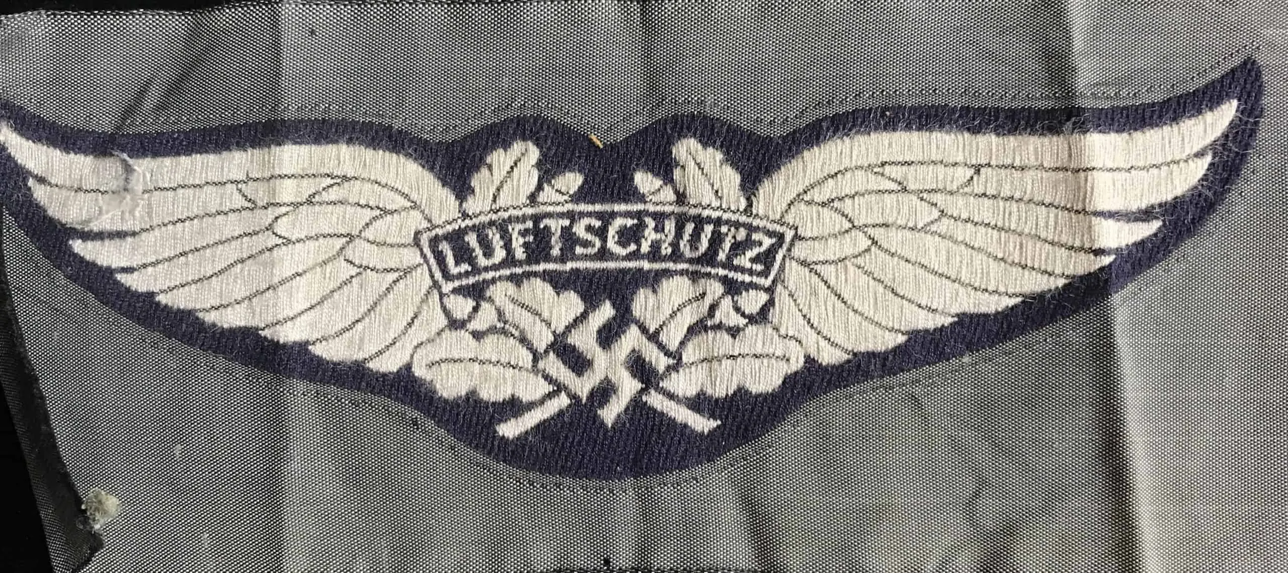 OUTSTANDING Large Original WWII Era German NSDAP Nazi Flag With Photo ...