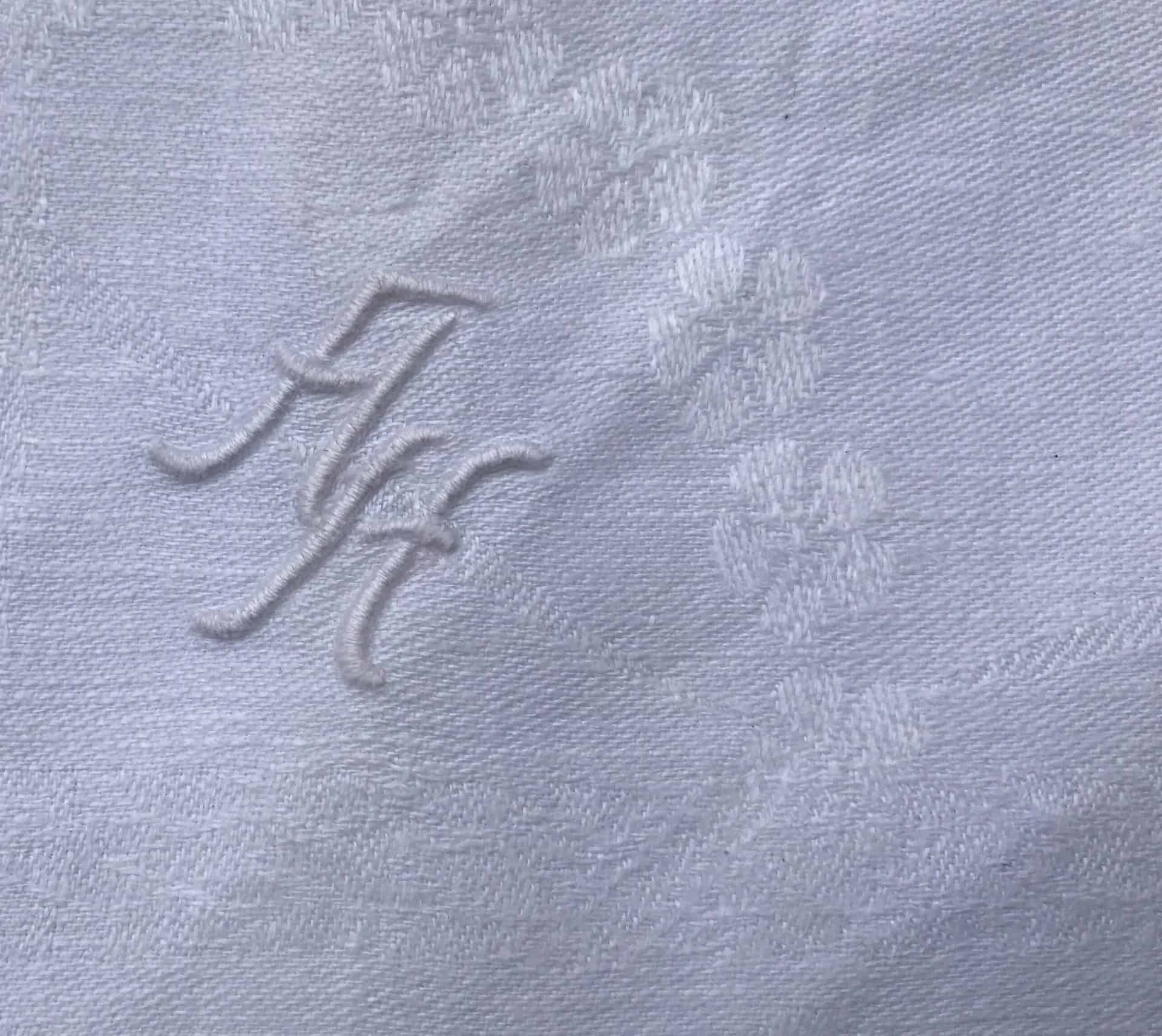 Discover Hitler AH Table Cloth Liberated from Berghof