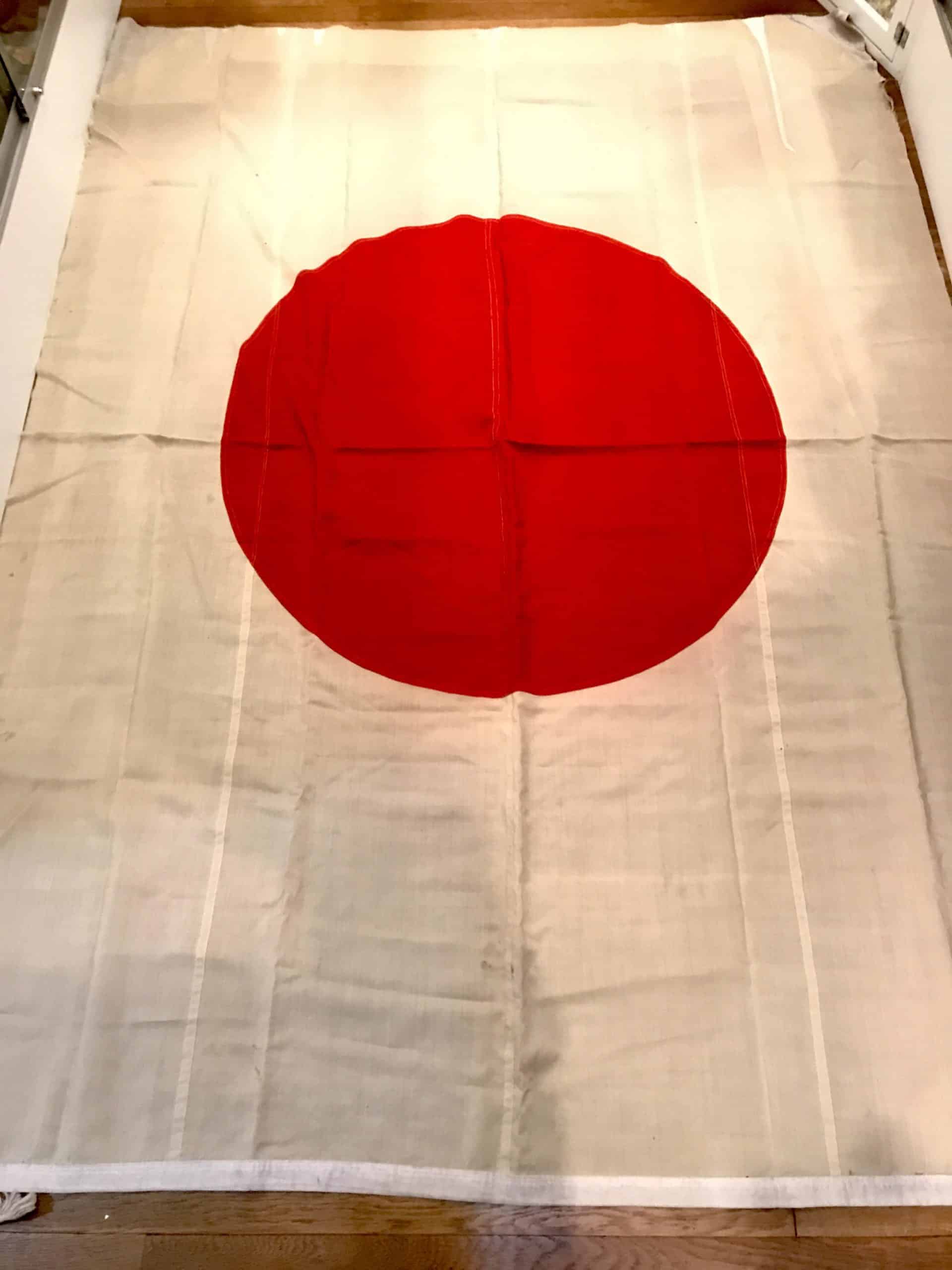 Discover Rare WWII Japanese Garrison Flag from Saipan