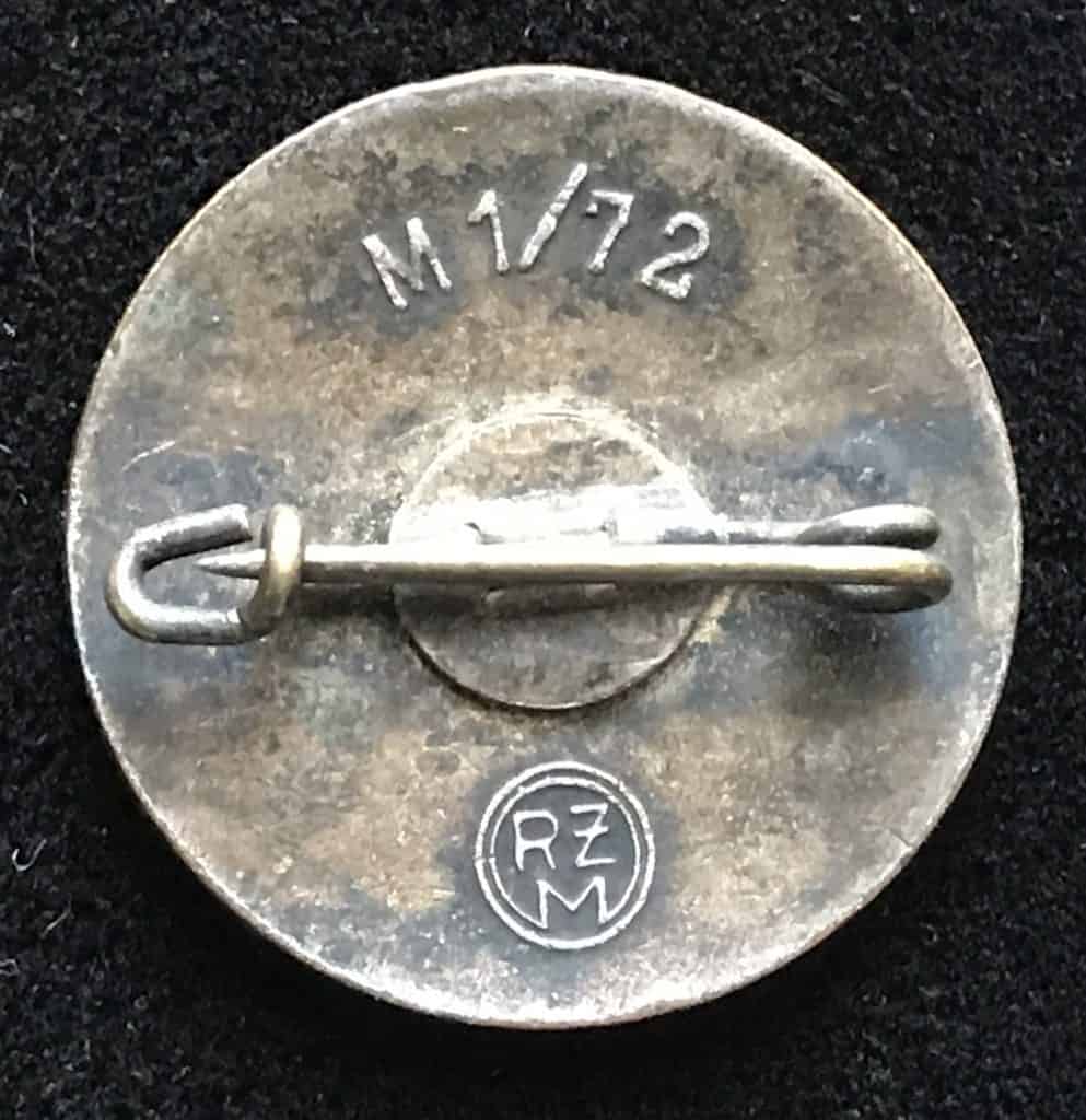NSDAP Nazi Party Enamel RZM Membership Badge | Gettysburg Museum