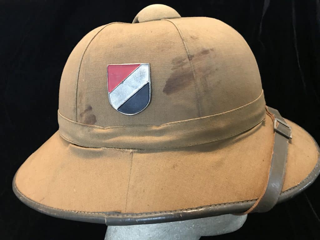 Original WWII German Army (HEER) FIRST PATTERN TROPICAL PITH HELMET ...