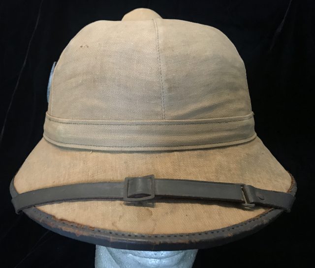 WWII German Army (Heer) First Pattern Tropical Pith Helmet (Tropenhelm)