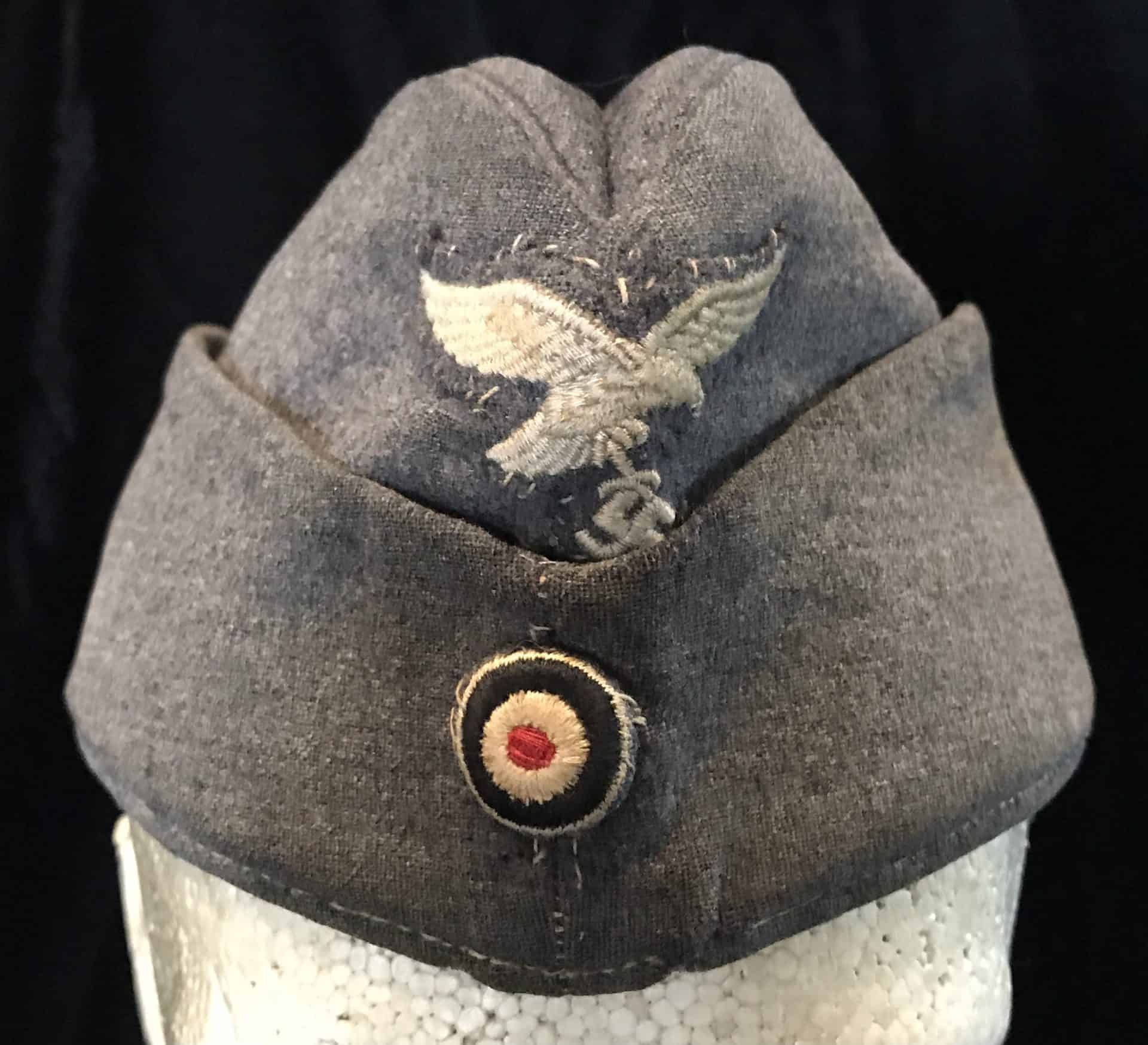 Explore Authentic WWII German Luftwaffe Cap by Veteran