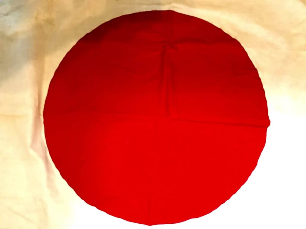 LARGE Original WWII Japanese NATIONAL FLAG Captured And Brought Home By ...