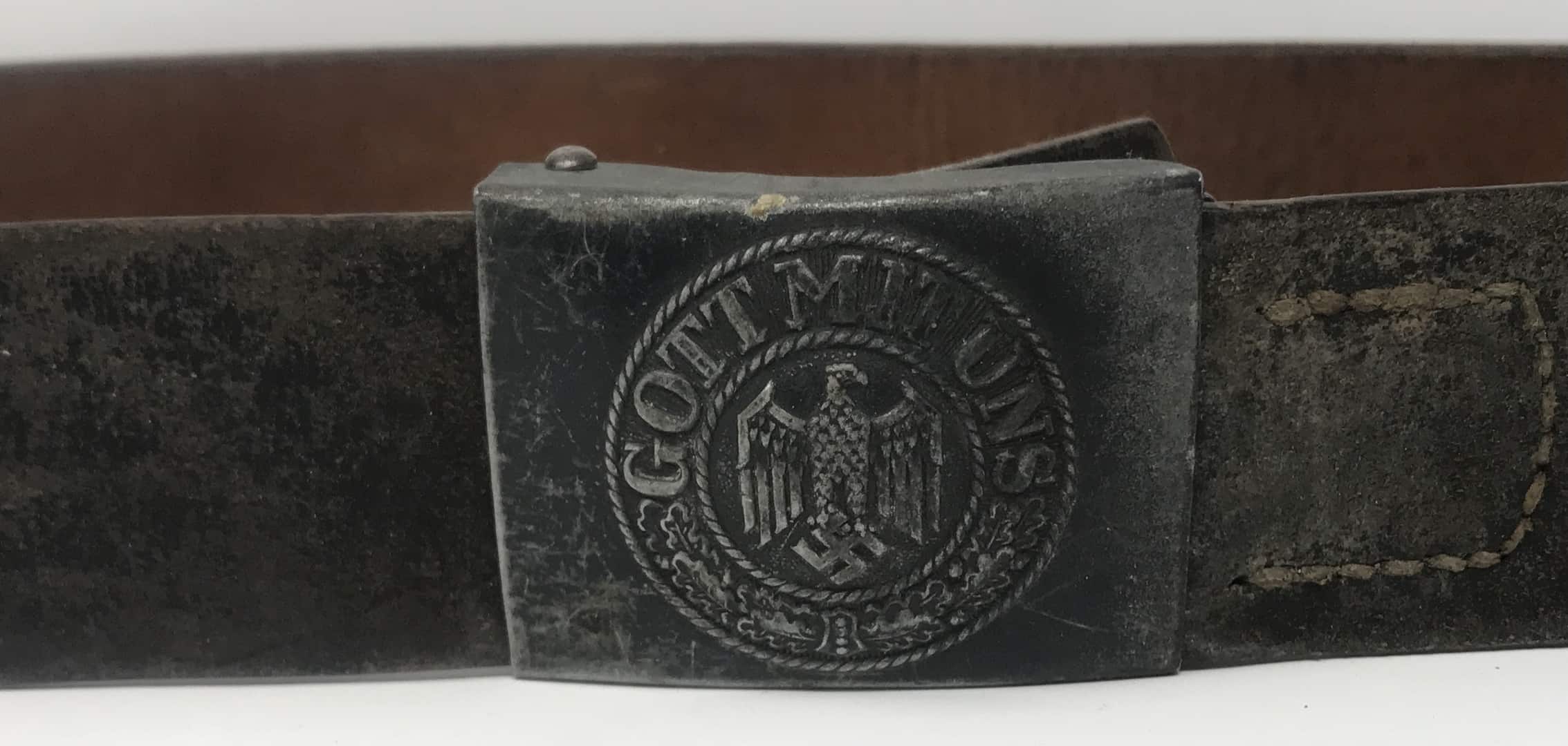 Explore WWII German Combat Belt and Buckle by US Soldier