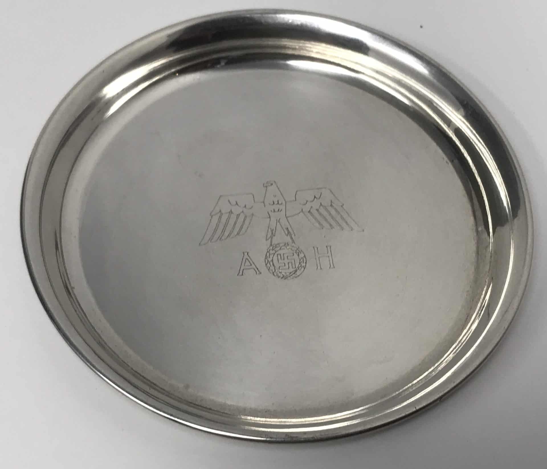 Discover Hitler's Rare Silver Coaster - Authentic WWII Relic