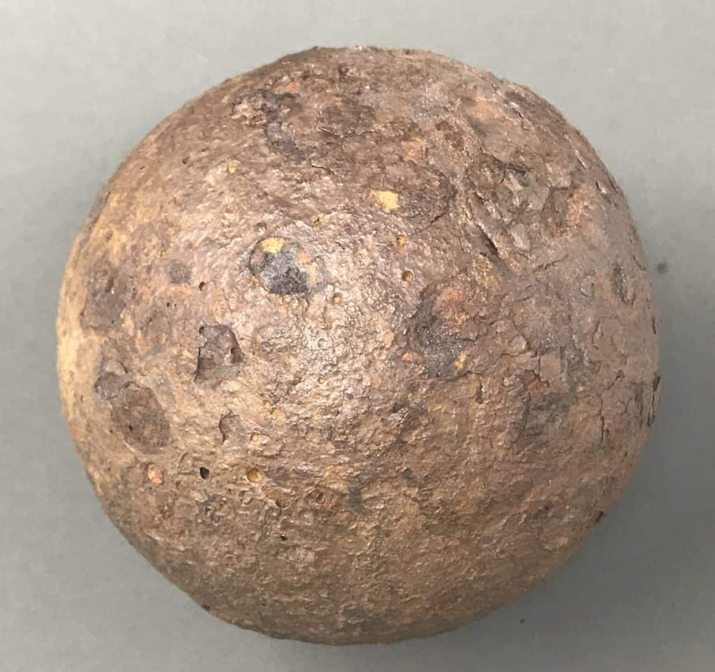 Original Outstanding Large 12lb. Civil War Cannon Ball Recovered From ...