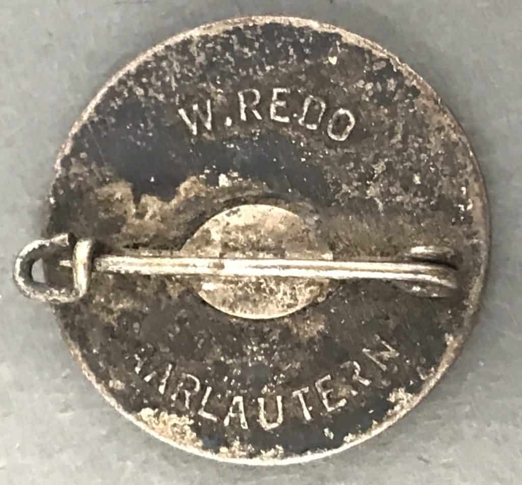 Original German NSDAP (NAZI PARTY) DVG Westmark (Lothr.) Badge ...