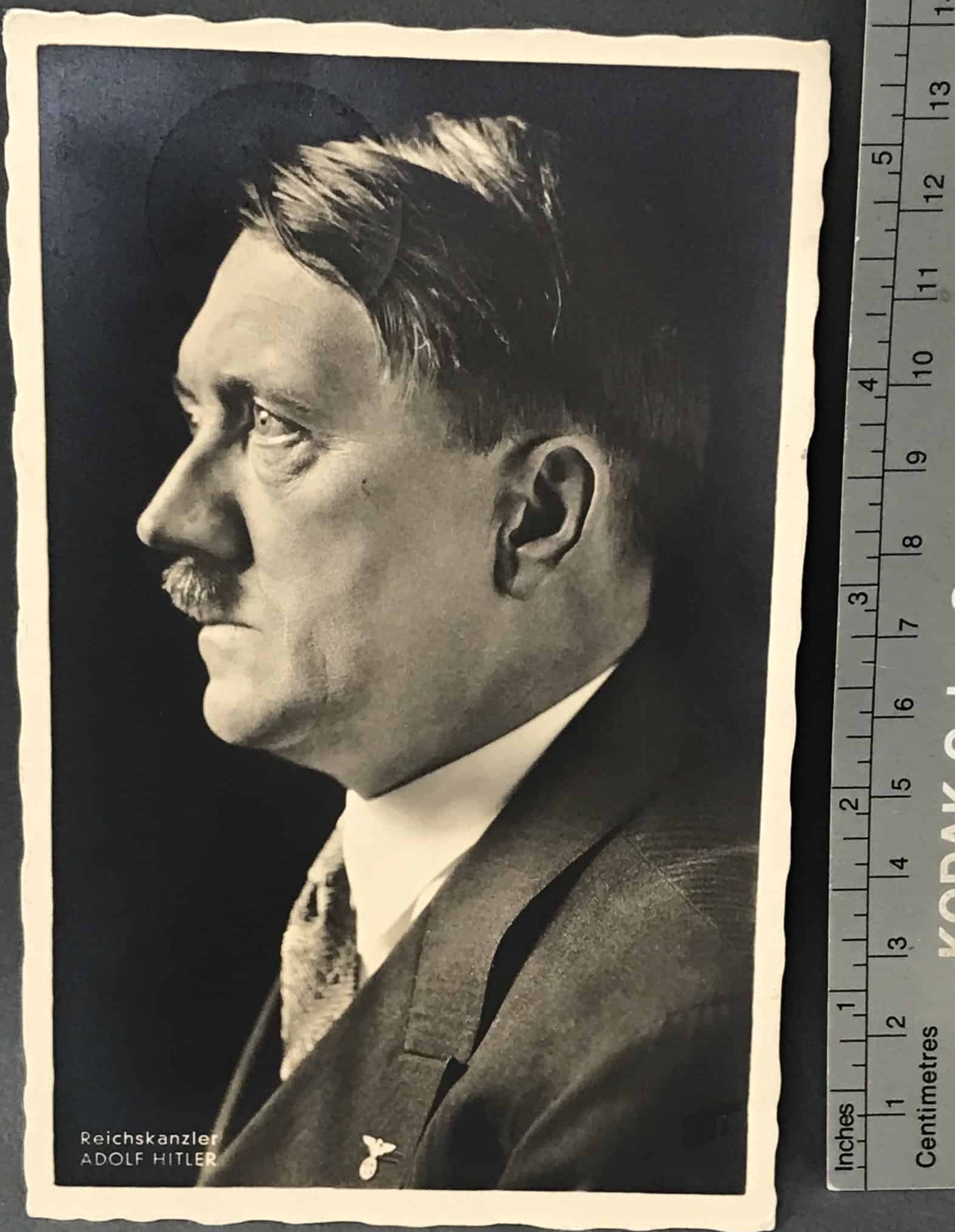 1934 Hitler Postcard by Hoffman - Certified WWII Collectible