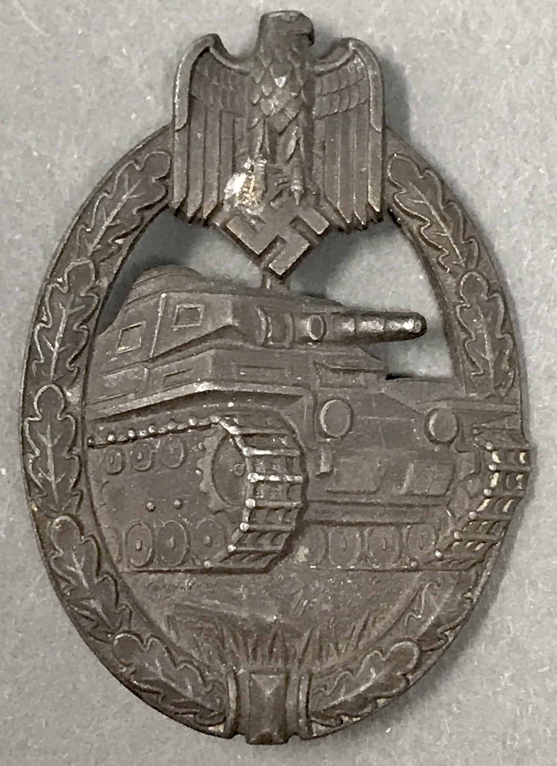 Explore Authentic WWII German Panzer Assault Badge in Bronze