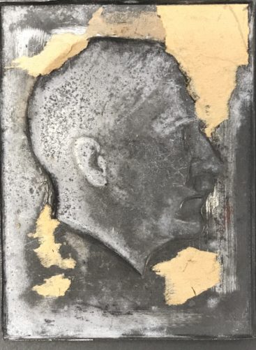 Adolf Hitler Bonze Relief Plaque - Given As A Memento of Appreciation