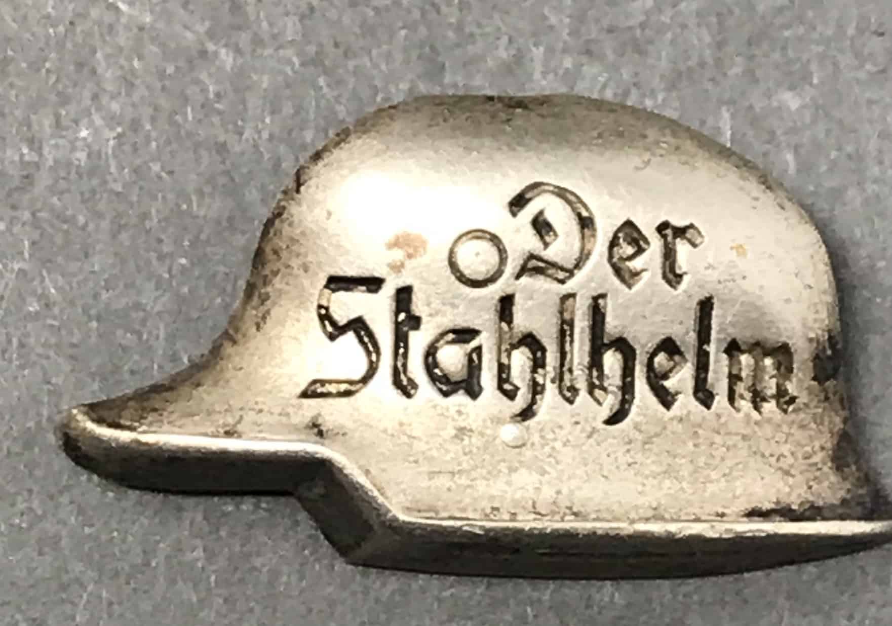 WWII Stahlhelm Lapel Pin: A Certified Collectible Item