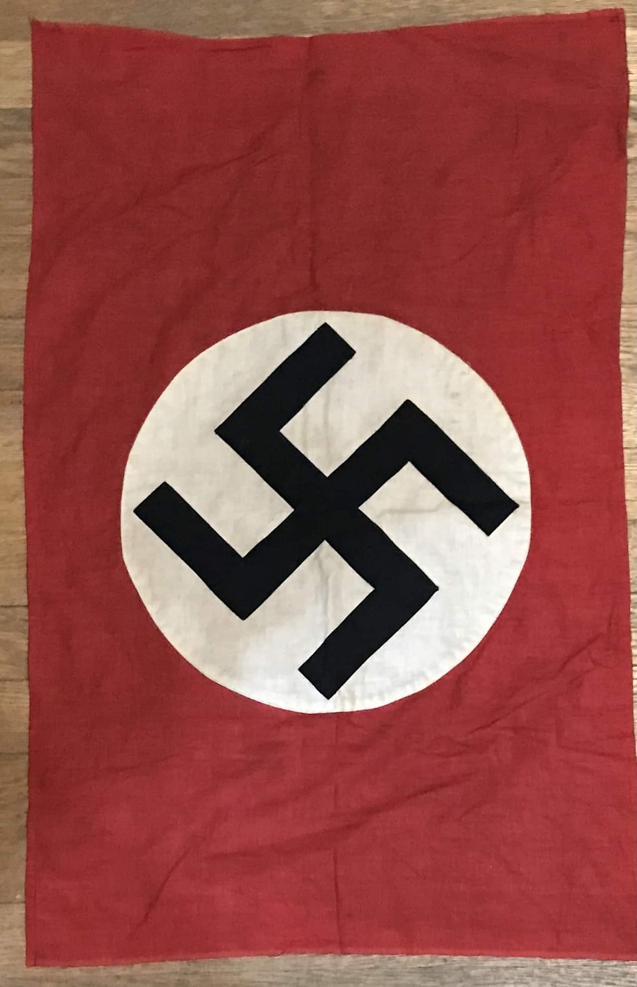 WWII Certified Rare Original Nazi Party Collectible Flag