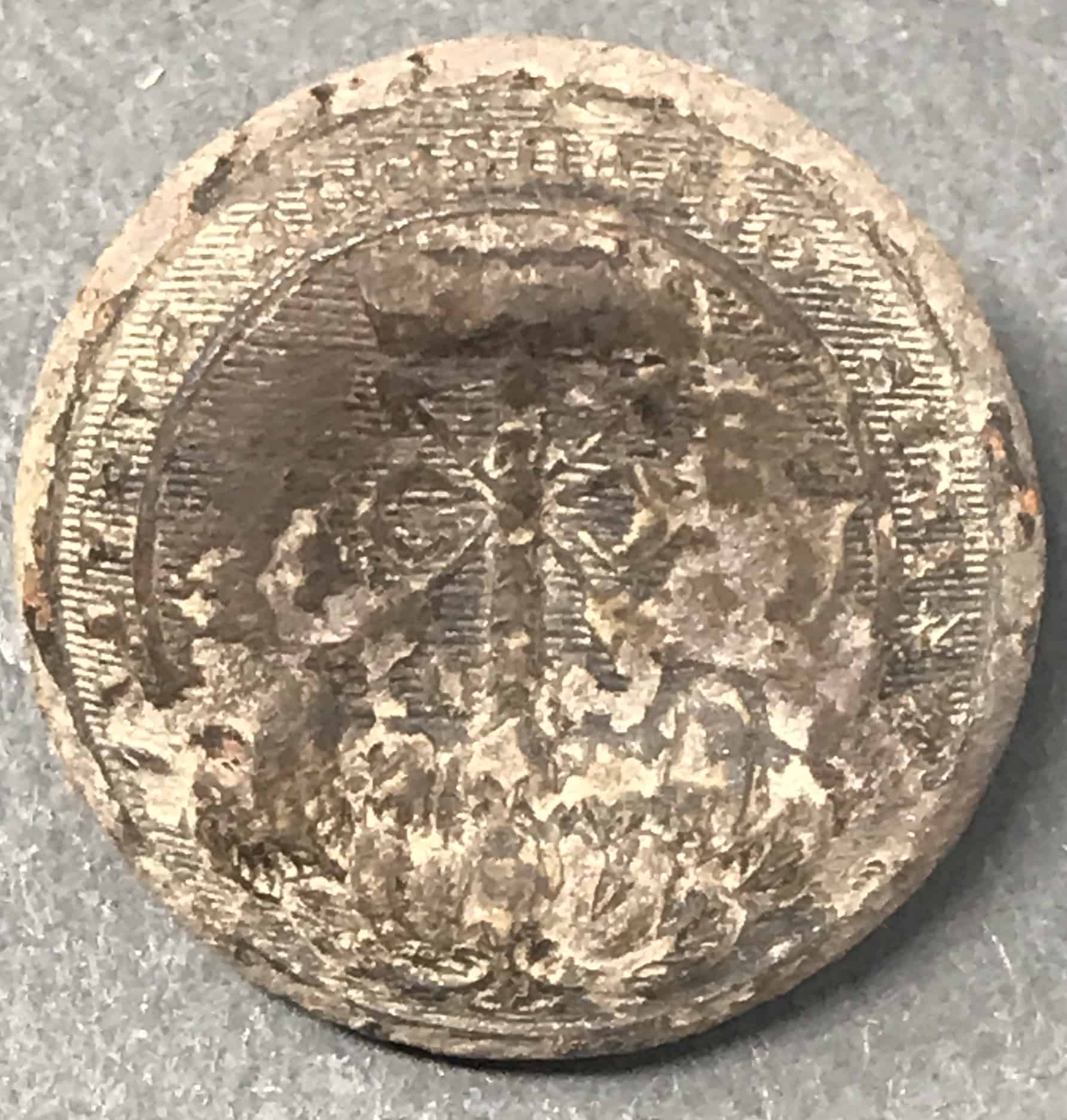 Explore Original SC Confederate Button at Spotsylvania