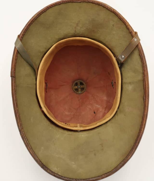 WWII German Waffen SS First Pattern Tropical Pith Helmet (Tropenhelm)