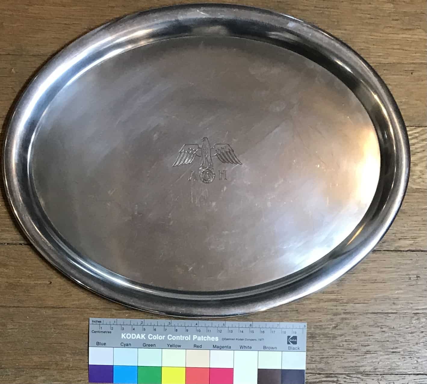 Rare Authentic Adolf Hitler Serving Tray Certified by Museum