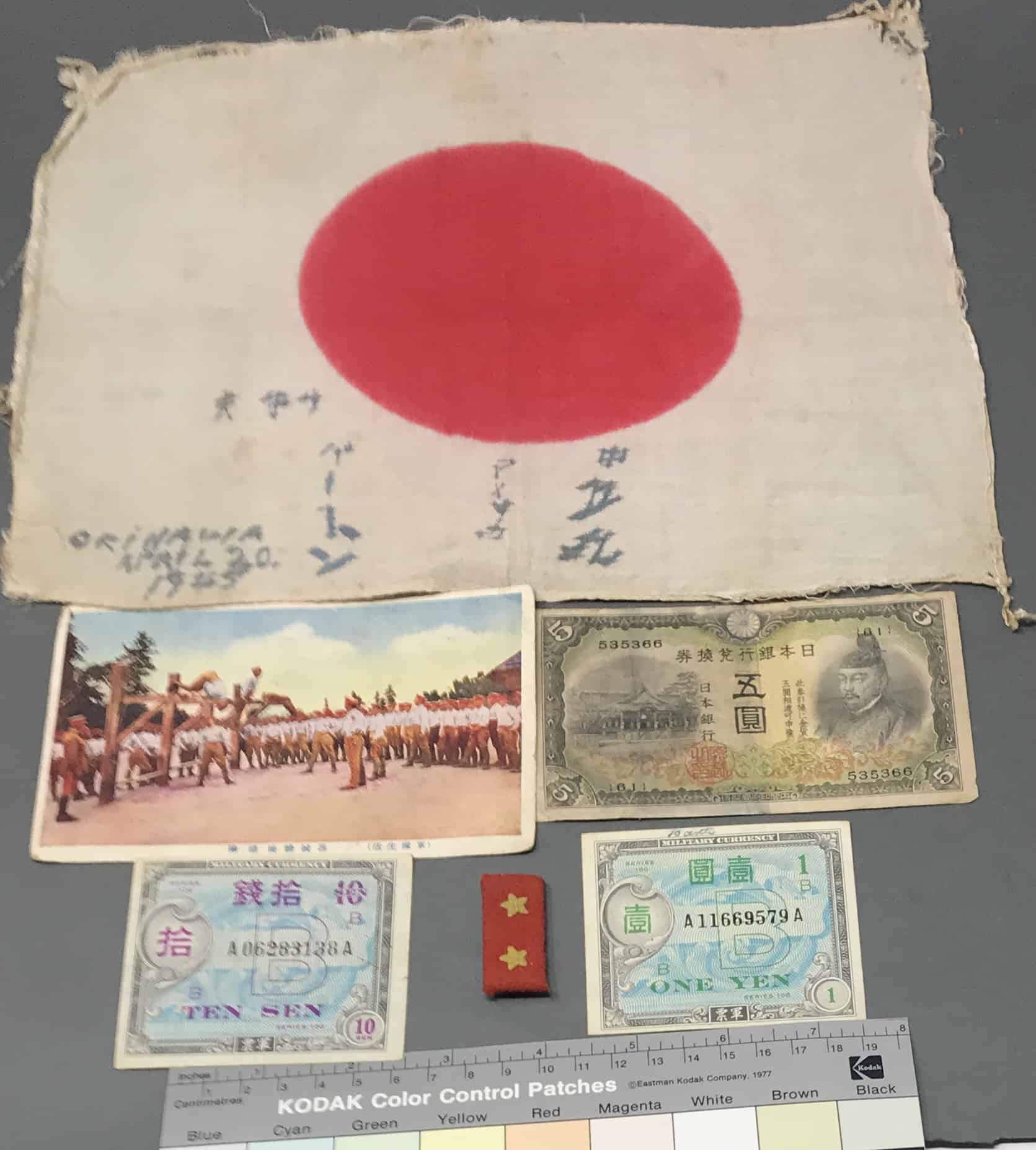 Explore Original WWII Japanese Flag from Okinawa Veteran