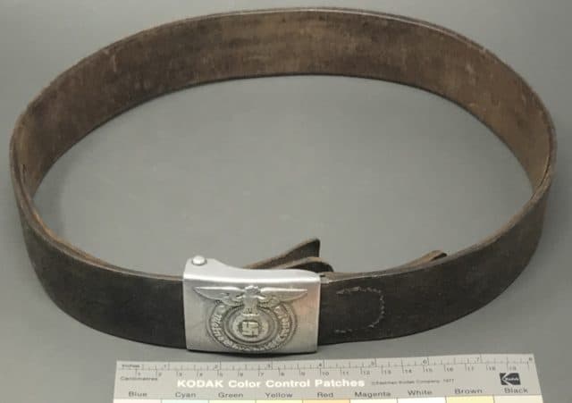 Original WWII Allgemeine & Waffen SS Belt Buckle | Gettysburg Museum
