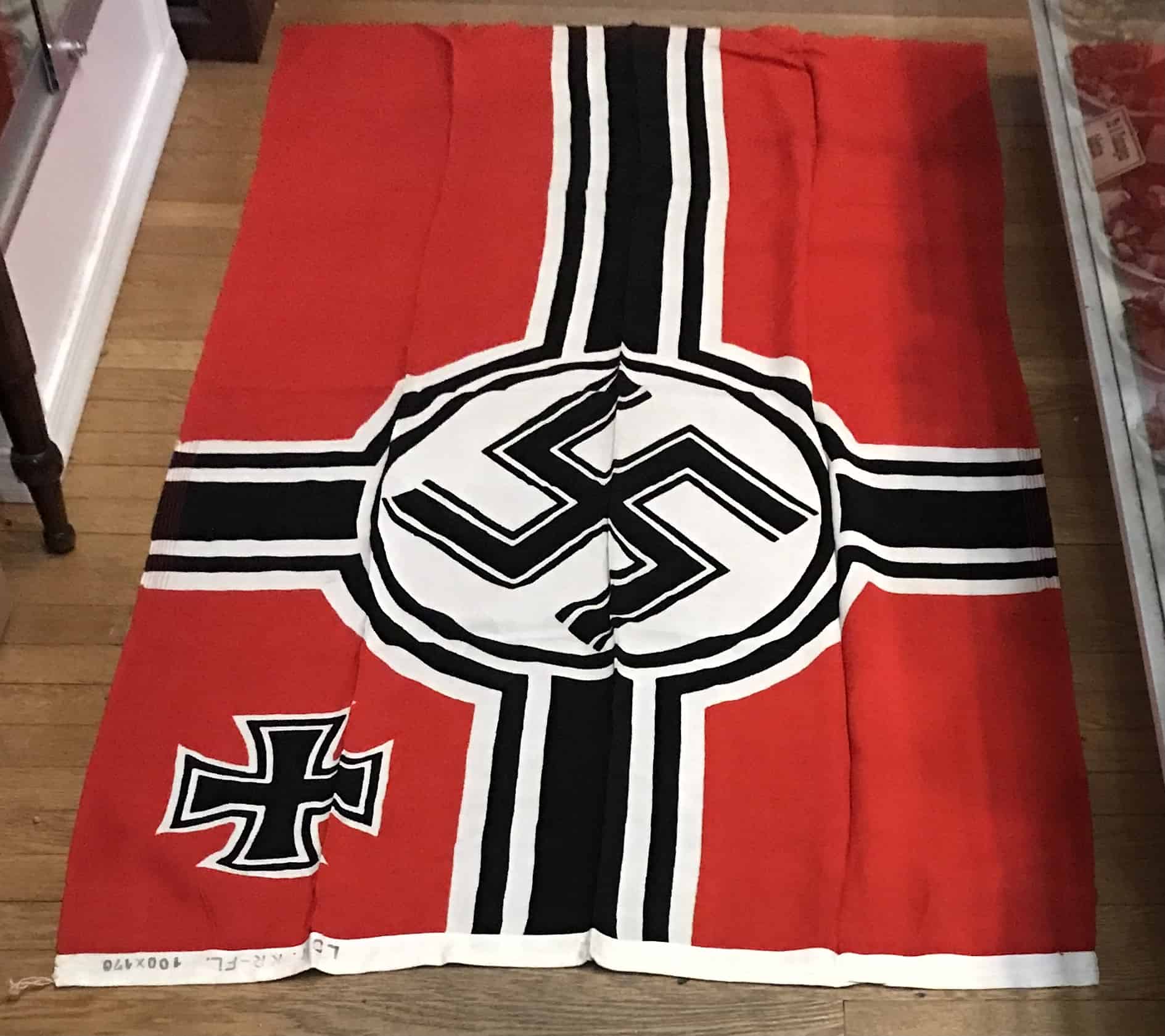 WWII German NSDAP Flag - A Historic Discovery by a Veteran