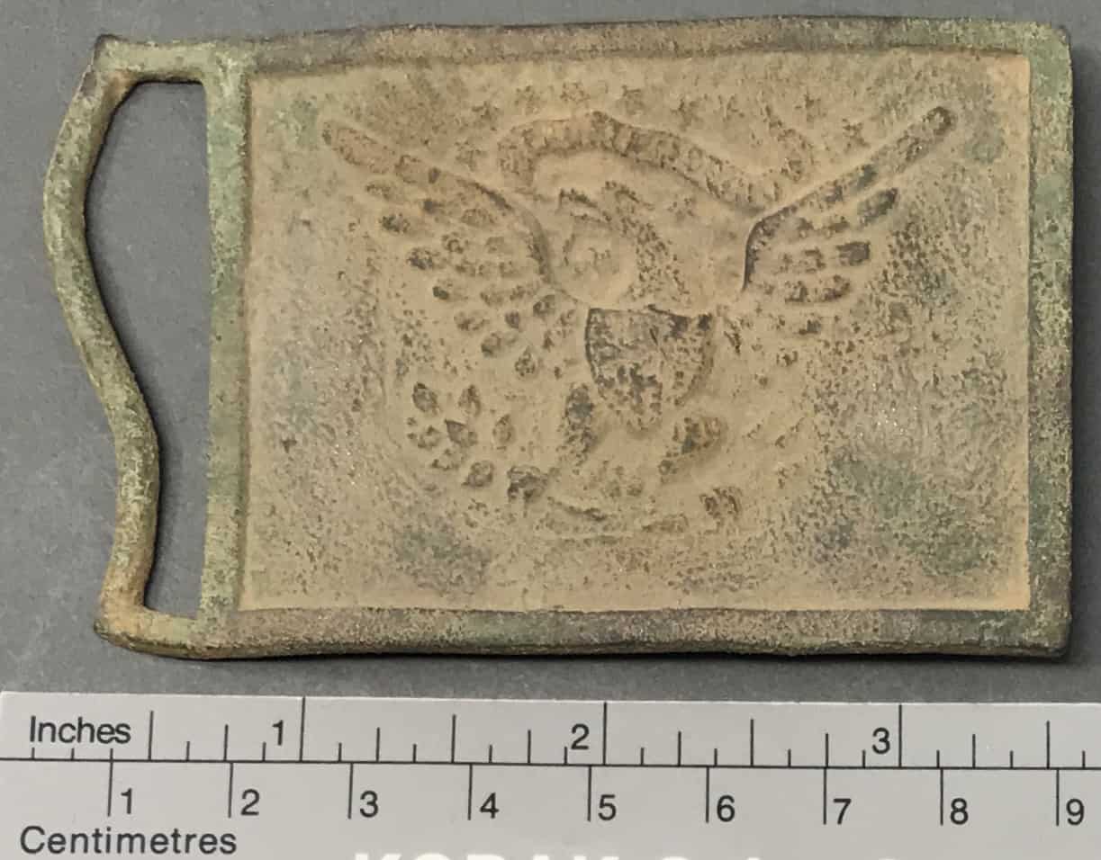Discover Authentic Civil War Eagle Sword Plate from Virginia
