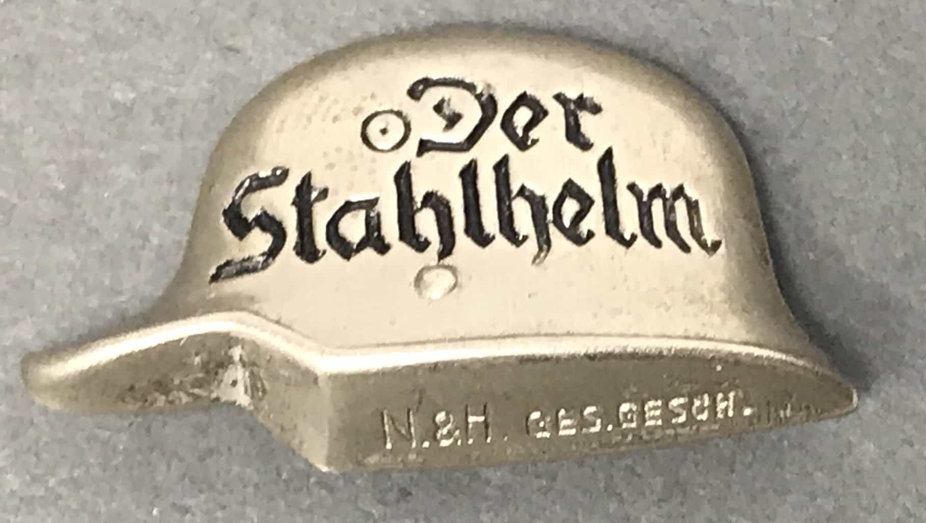 Certified Stahlhelm Veterans' Lapel Pin: Unlock History
