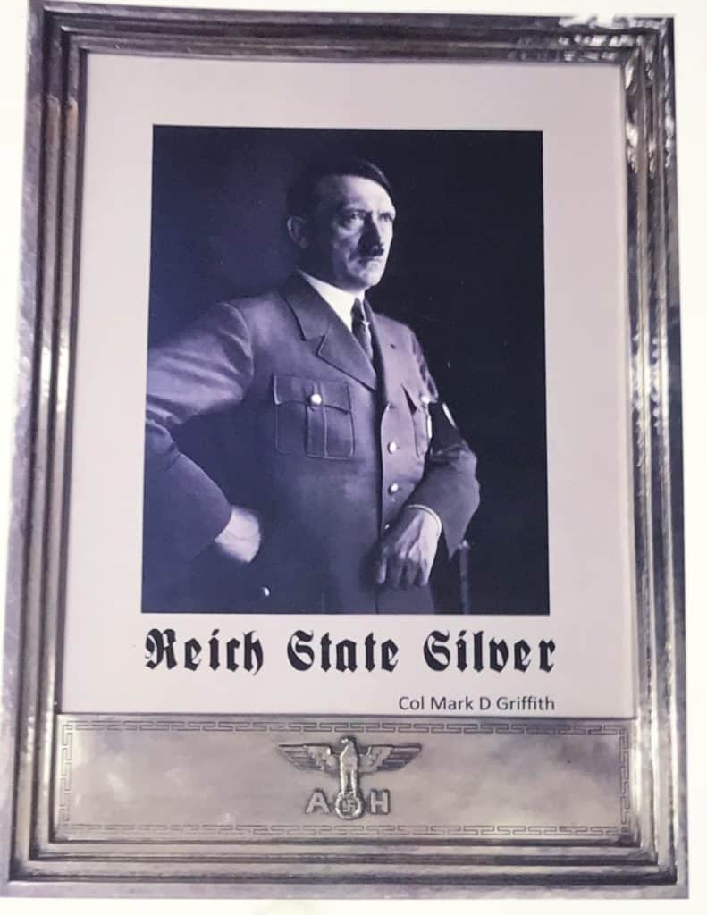 Adolf Hitler’s Personally Owned Formal Pattern Silver Serving Dish ...