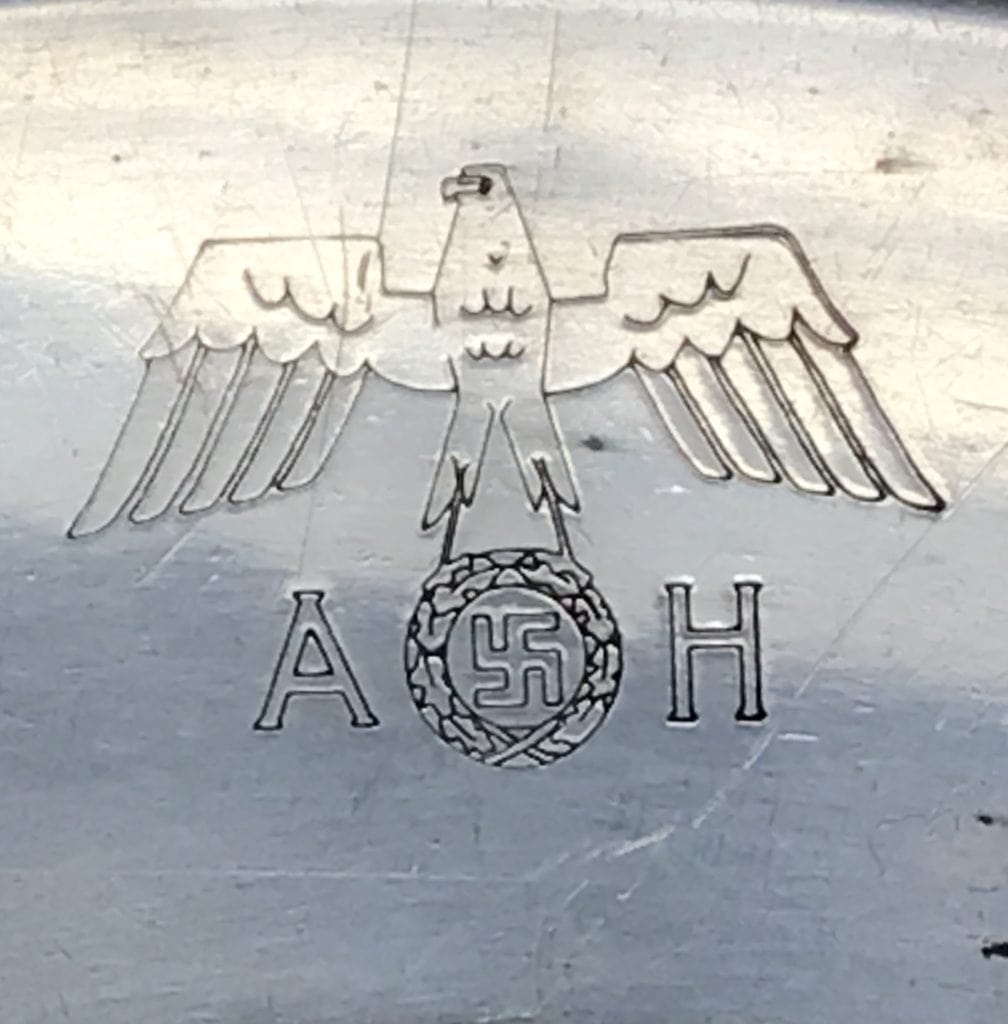 Adolf Hitler’s Personally Owned Formal Pattern Silver Serving Dish ...