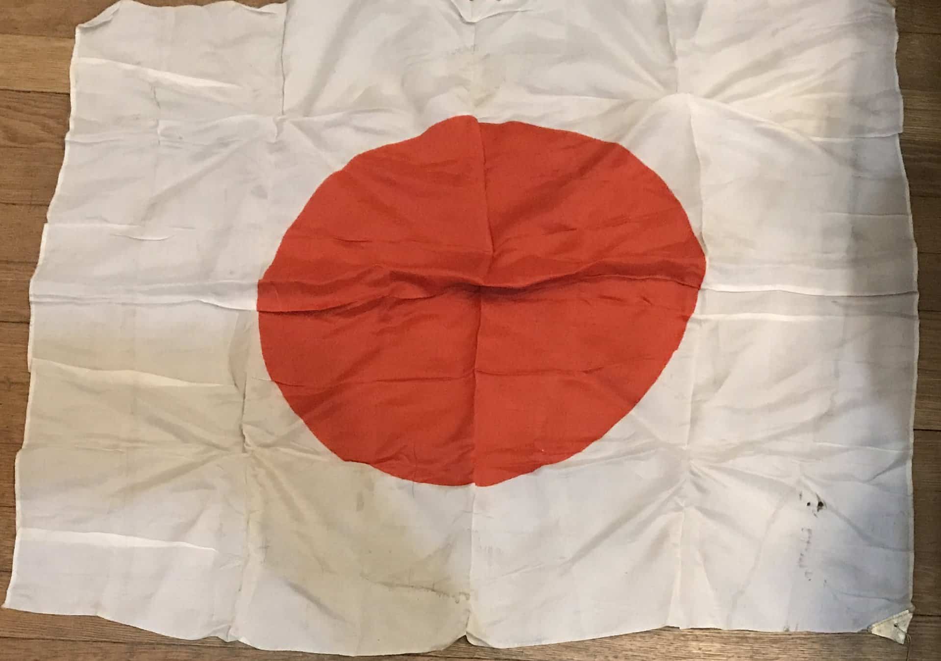 Discover Authentic WWII Japanese Silk Flag: A Historic Find