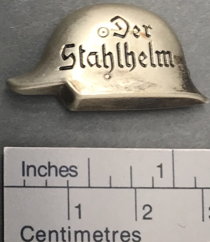 Stahlhelm Legacy: Authentic WWII Veterans' Pin Explored