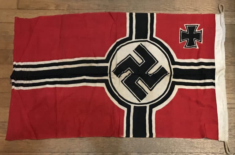 OUTSTANDING Original WWII German NSDAP (NAZI) NATIONAL WAR FLAG ...