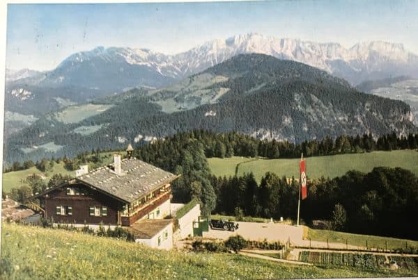 Original German Color Photo Post Card of Adolf Hitler’s Berghof for Sale