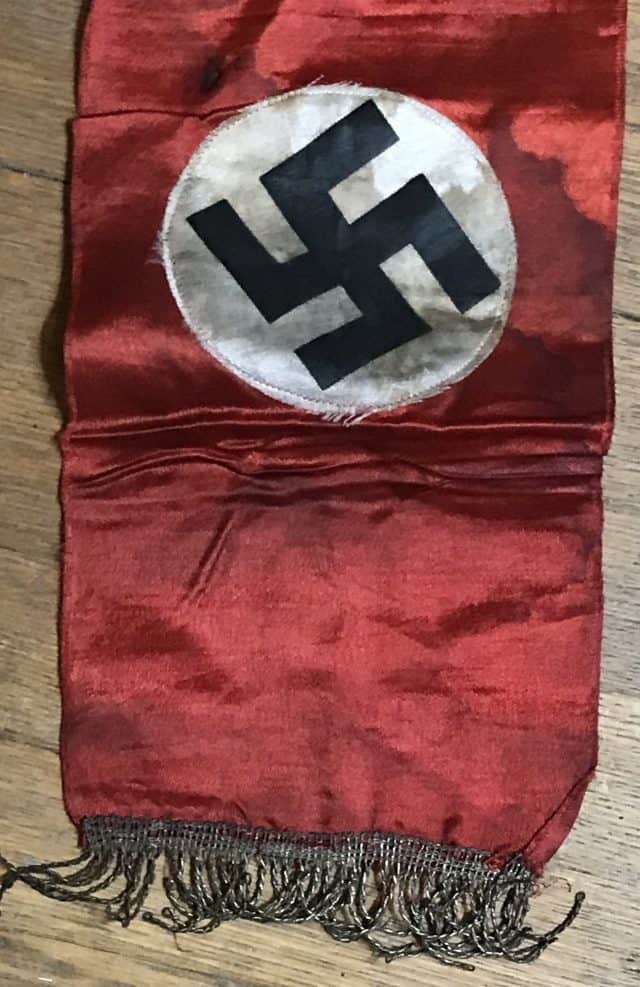 WWII German Nazi Funeral Sash for Sale | Gettysburg Museum Of History