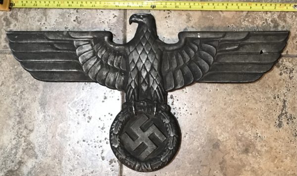 WWII German Nazi Railway Eagle for Sale - 27", Removed from Train Car