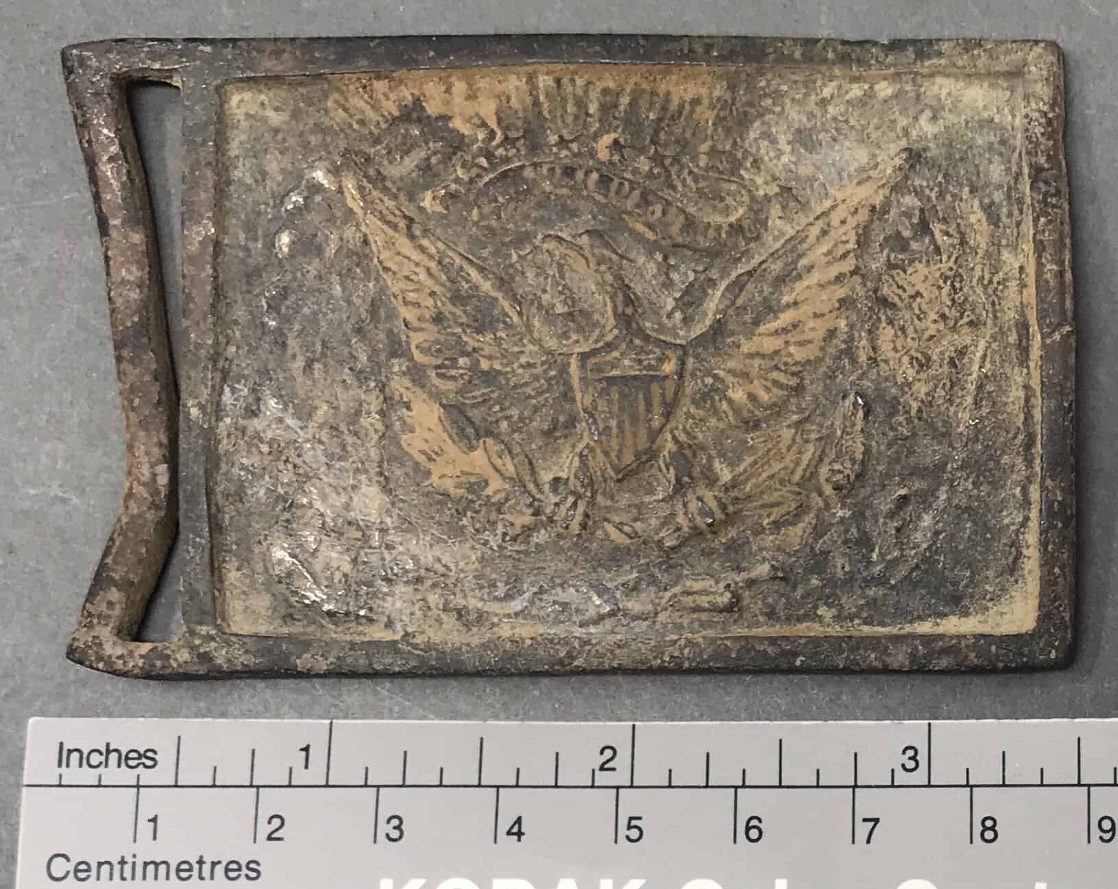 Discover Authentic Civil War Eagle Sword Belt Plate Relic