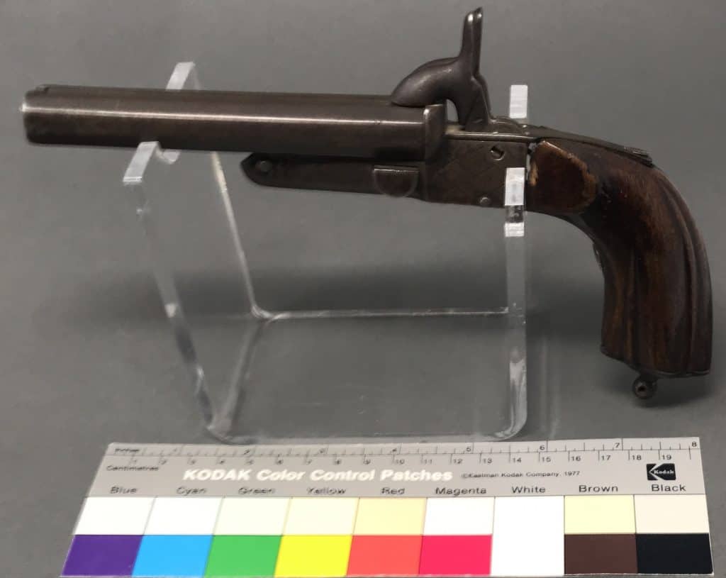 HAND CANNON! Original Civil War Period Pinfire .44 Caliber Double ...