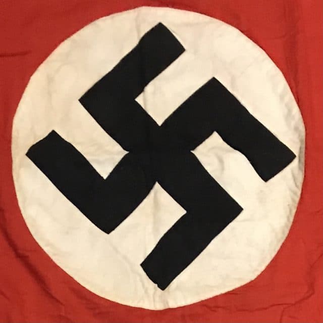 Original LARGE WWII Era German NSDAP Nazi HIGH QUALITY Flag Brought ...