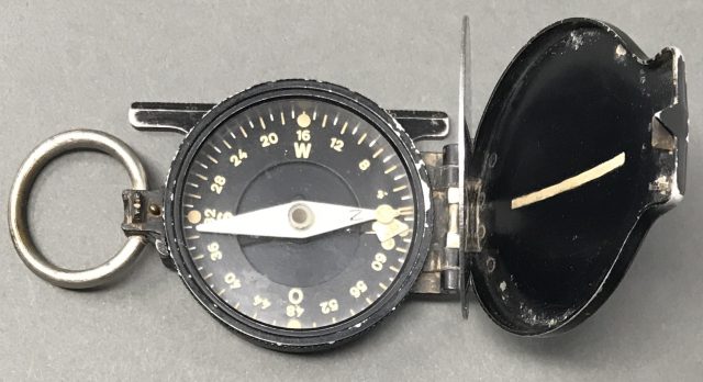 Original WWII German MAP/DISPATCH CASE MARCH COMPASS. (Feldmarsch ...