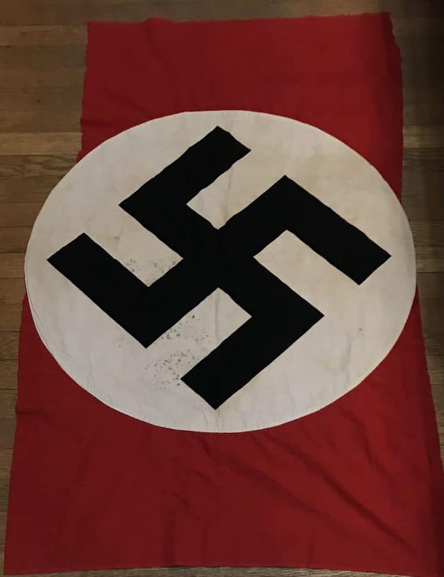 Original WWII Era German NSDAP Nazi Flag Brought Home By A U.S. Veteran ...