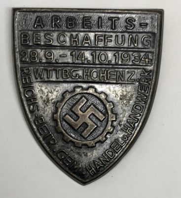 Original German NSDAP (NAZI PARTY) DAF 1934 NATIONAL WORK PROGRAM ...