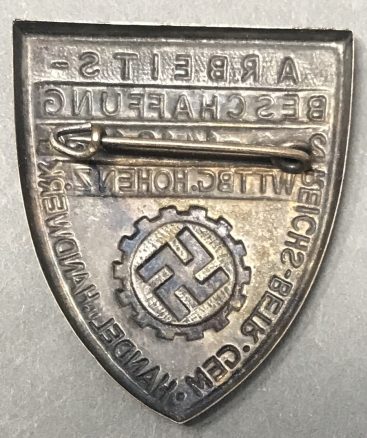 Original German NSDAP (NAZI PARTY) DAF 1934 NATIONAL WORK PROGRAM ...