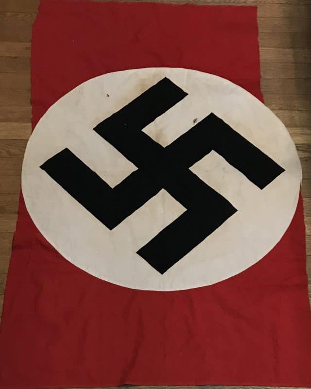 Original WWII Era German NSDAP Nazi Flag Brought Home By A U.S. Veteran ...