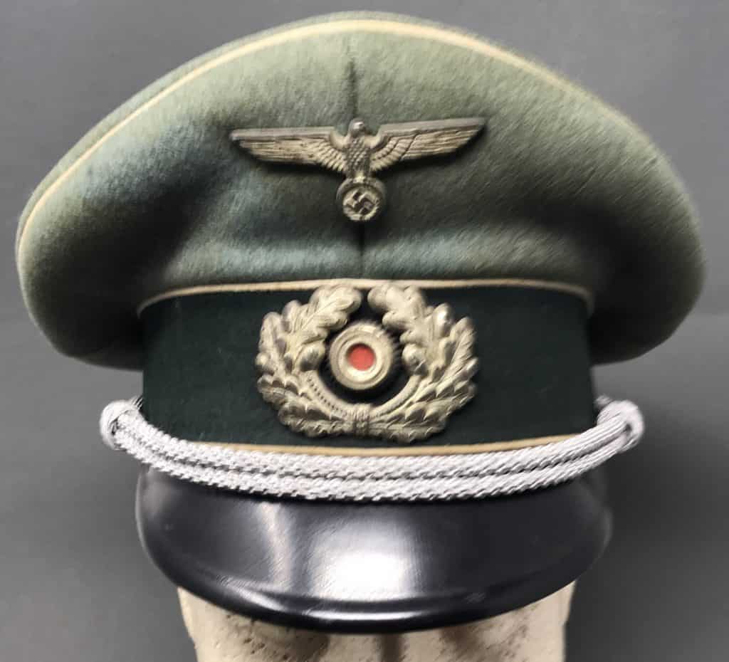 High Quality ORIGINAL WWII German Army (Heer) INFANTRY OFFICER’S VISOR ...