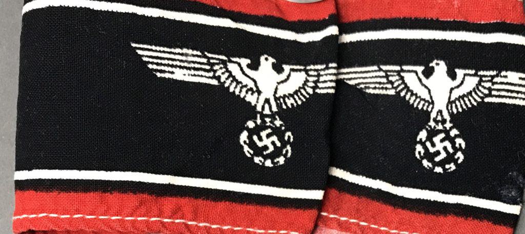 German WWII Deutscher Volkssturm Wehrmacht Armband for Sale