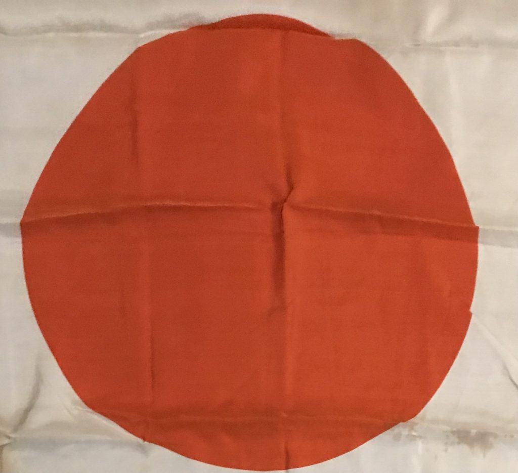 Original WWII Japanese NATIONAL FLAG Brought Home By A U.S. Veteran ...