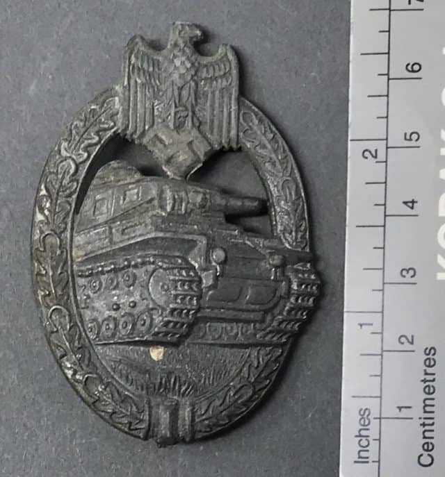 WW2 SS Panzer Assault Badge for Sale - Silver | Gettysburg Museum